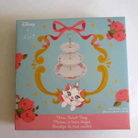 Disney | Dining | Disney X Ann Shen Marie The Cat Three Tiered Tray ...